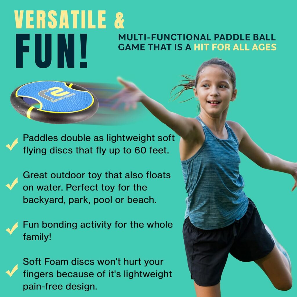 Fun Bouncy Paddle Game Review - KIDS TENNIS MATCH